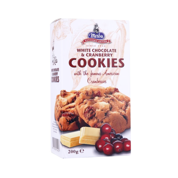 Merba White Chocolate With Cranberry Cookies